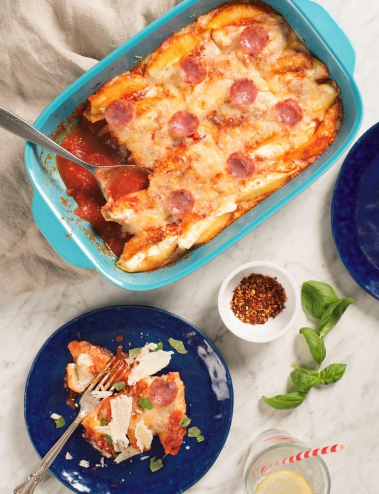 Pizza Stuffed Shells | Share the Pasta