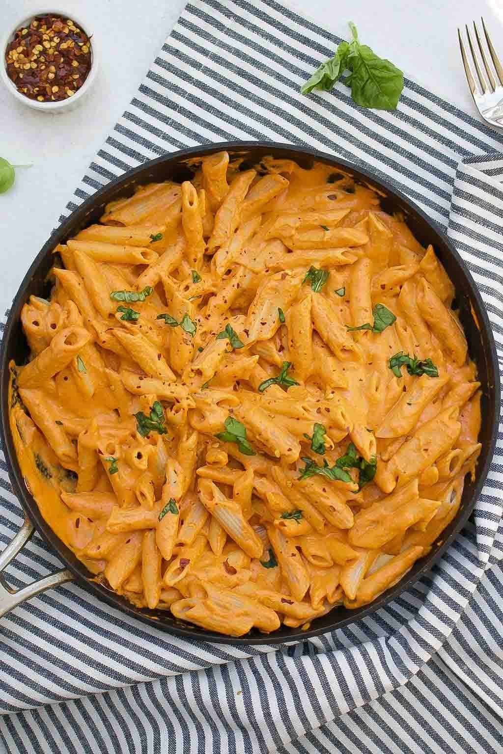 Roasted Red Pepper Penne | Share the Pasta